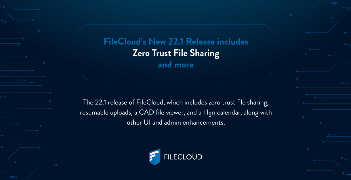 FileCloud Launches Zero Trust File Sharing®